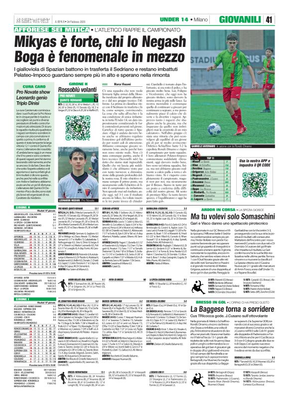 Edicola digitale | Sprint e Sport - Lombardia | 24/02/2025